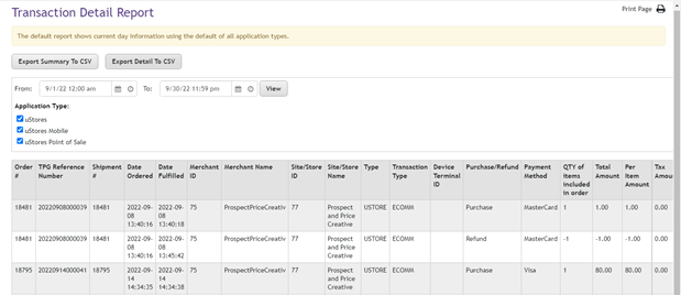 Documenting a Refund in TouchNet Marketplace